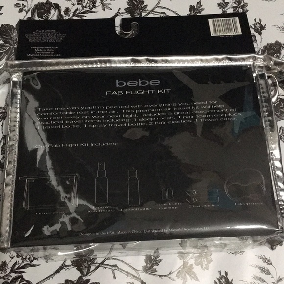 bebe | Makeup | New Bebe Fab Flight Travel Kit Set | Poshmark
